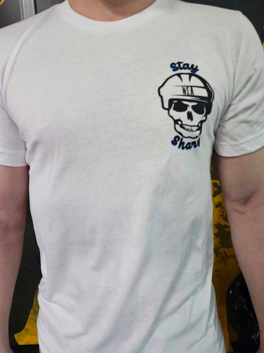 Stay Sharp T-Shirt - White – Northern Edge Athletics